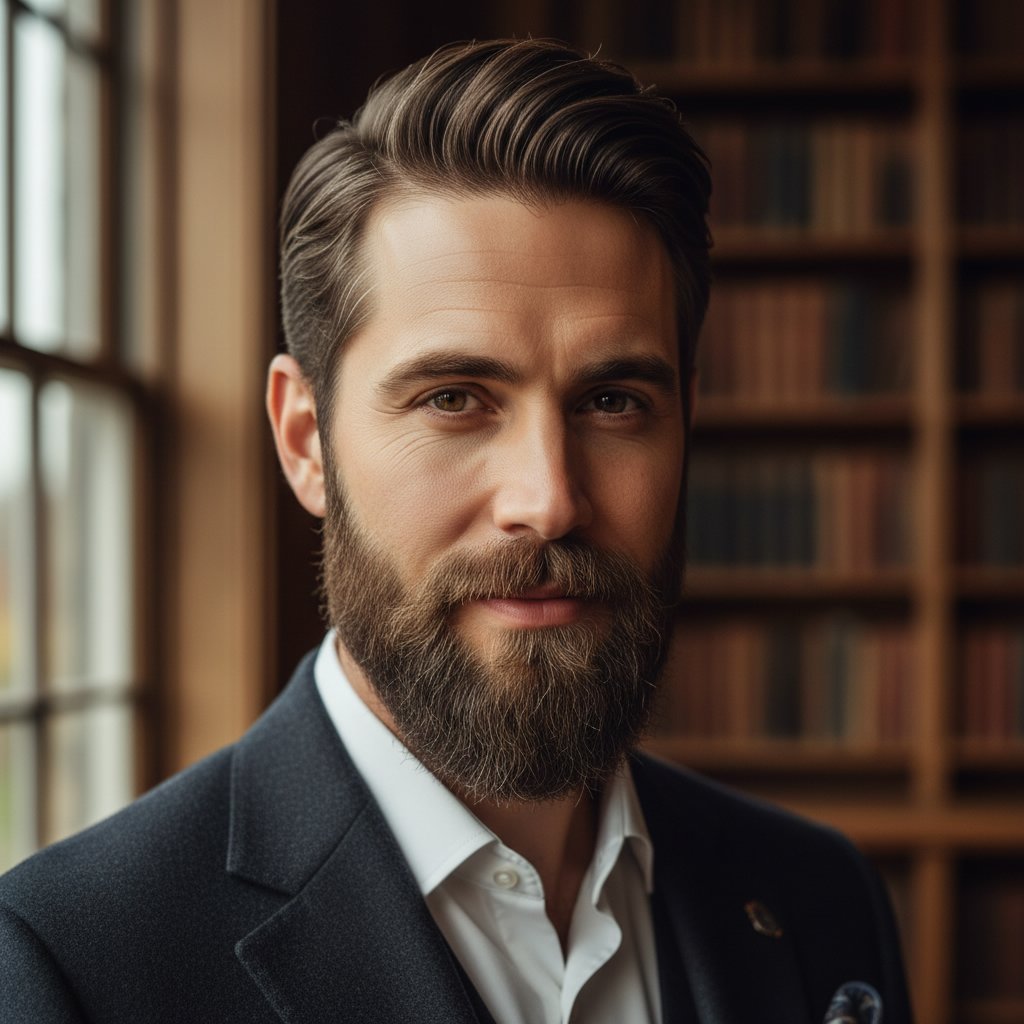 Beard and Hair Gallery: Coordinated Grooming Styles | Harmonizing Looks ...
