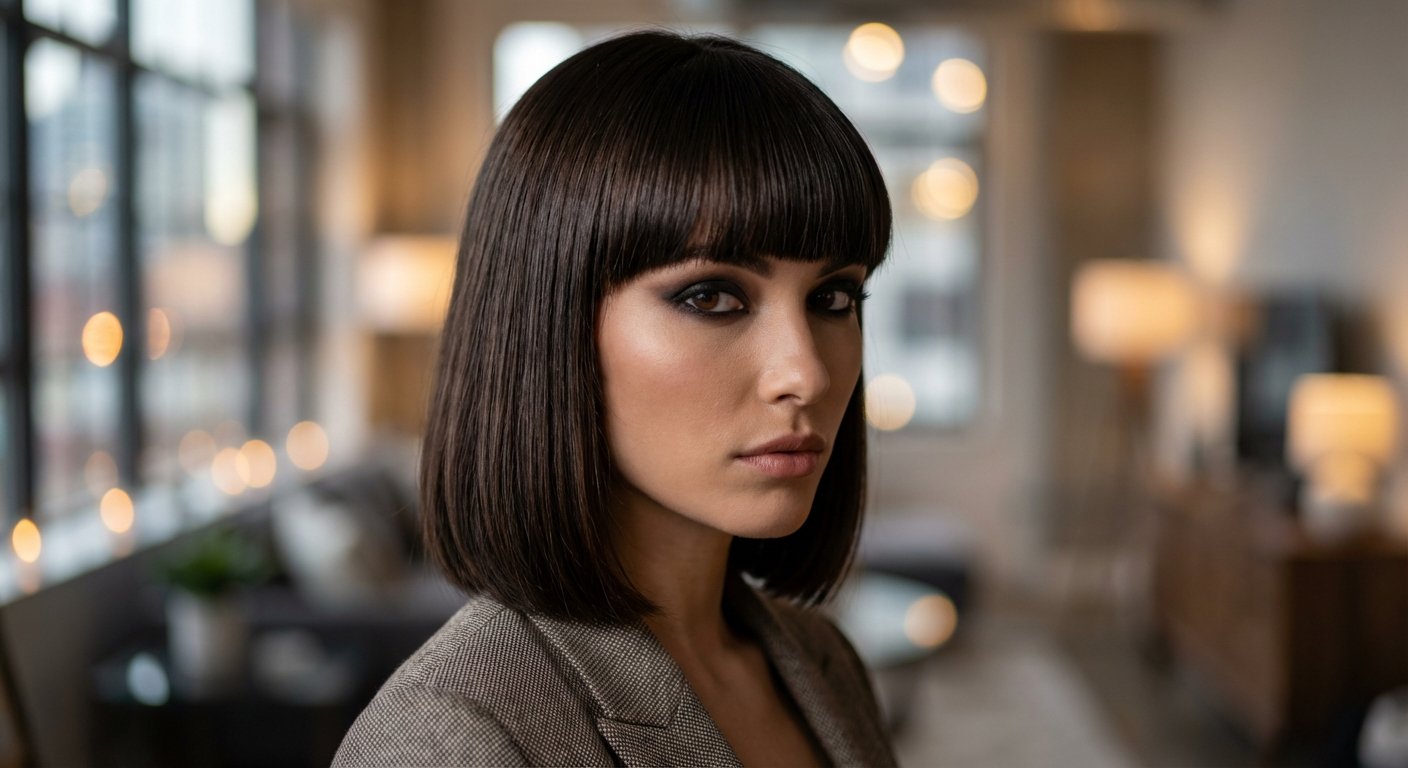 Blunt Bangs for a Statement Look | The Ultimate Style Guide | Hairstyle ...