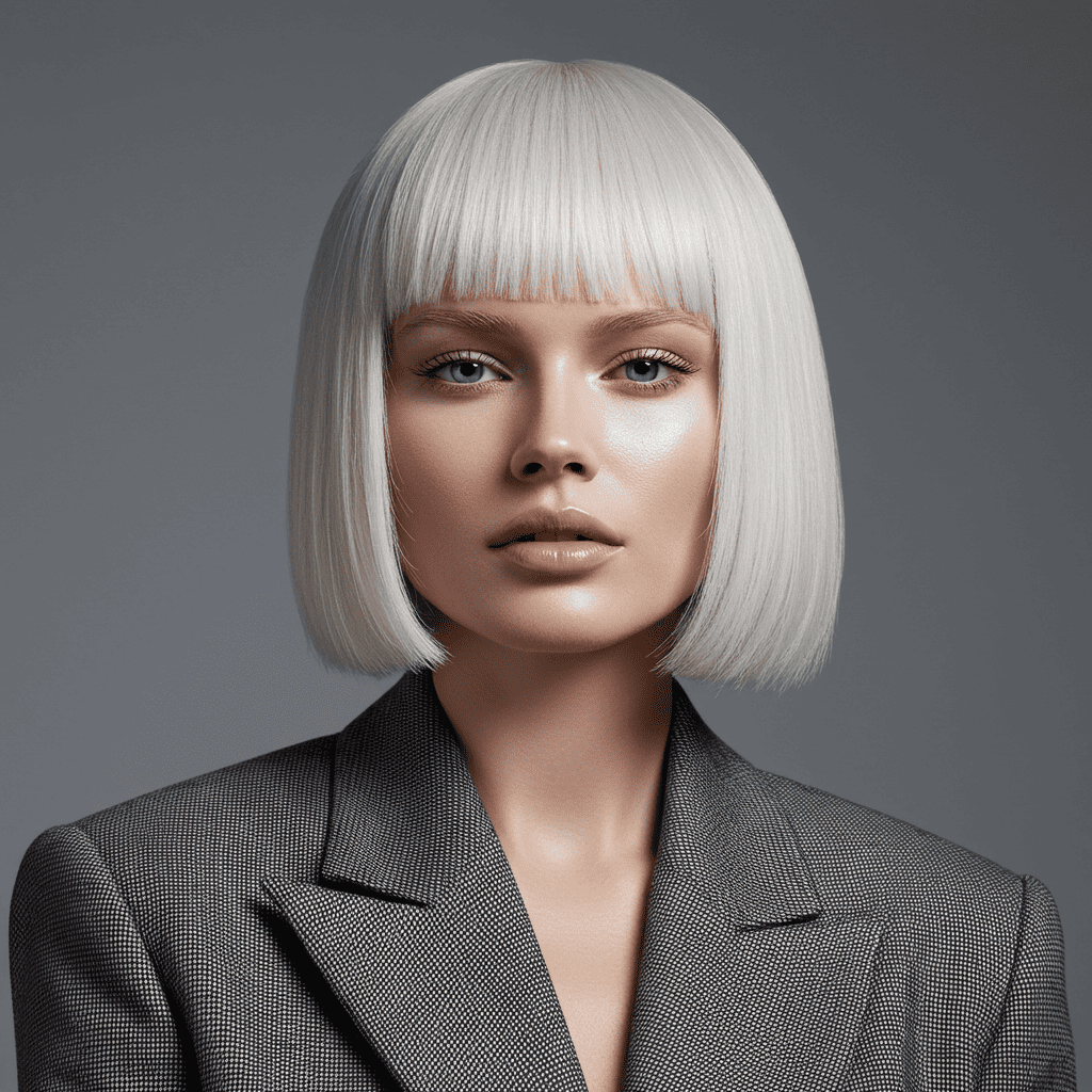 Square Bob Icy Blonde | Bob Evolution 2025: From Micro to Lob