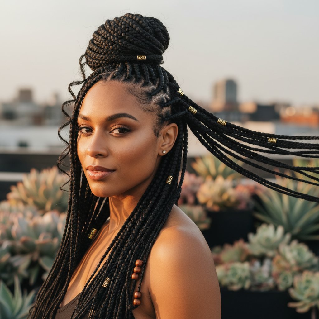 Box Braids Gallery: Protective Styling Options | Versatile Beauty ...