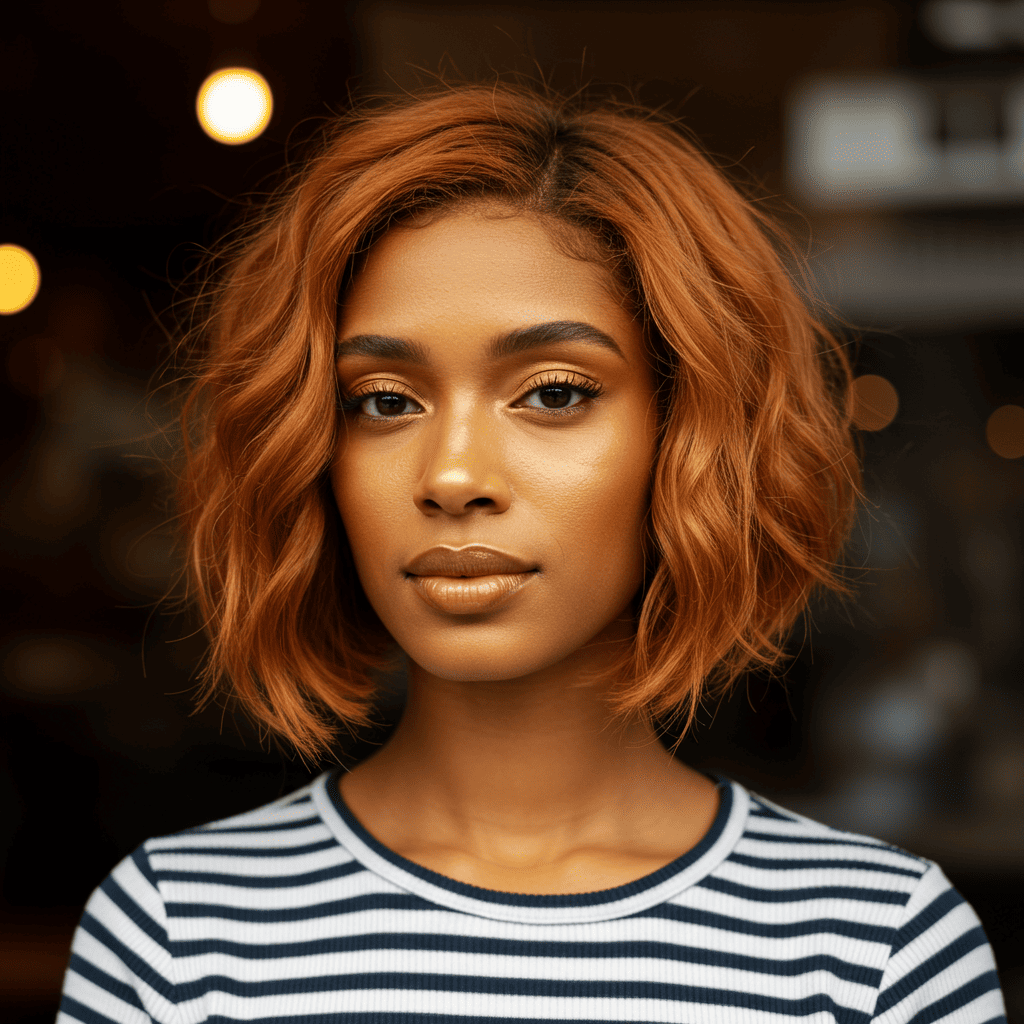 Amber Copper Bob | Copper Hair Renaissance: Every Shade of Red