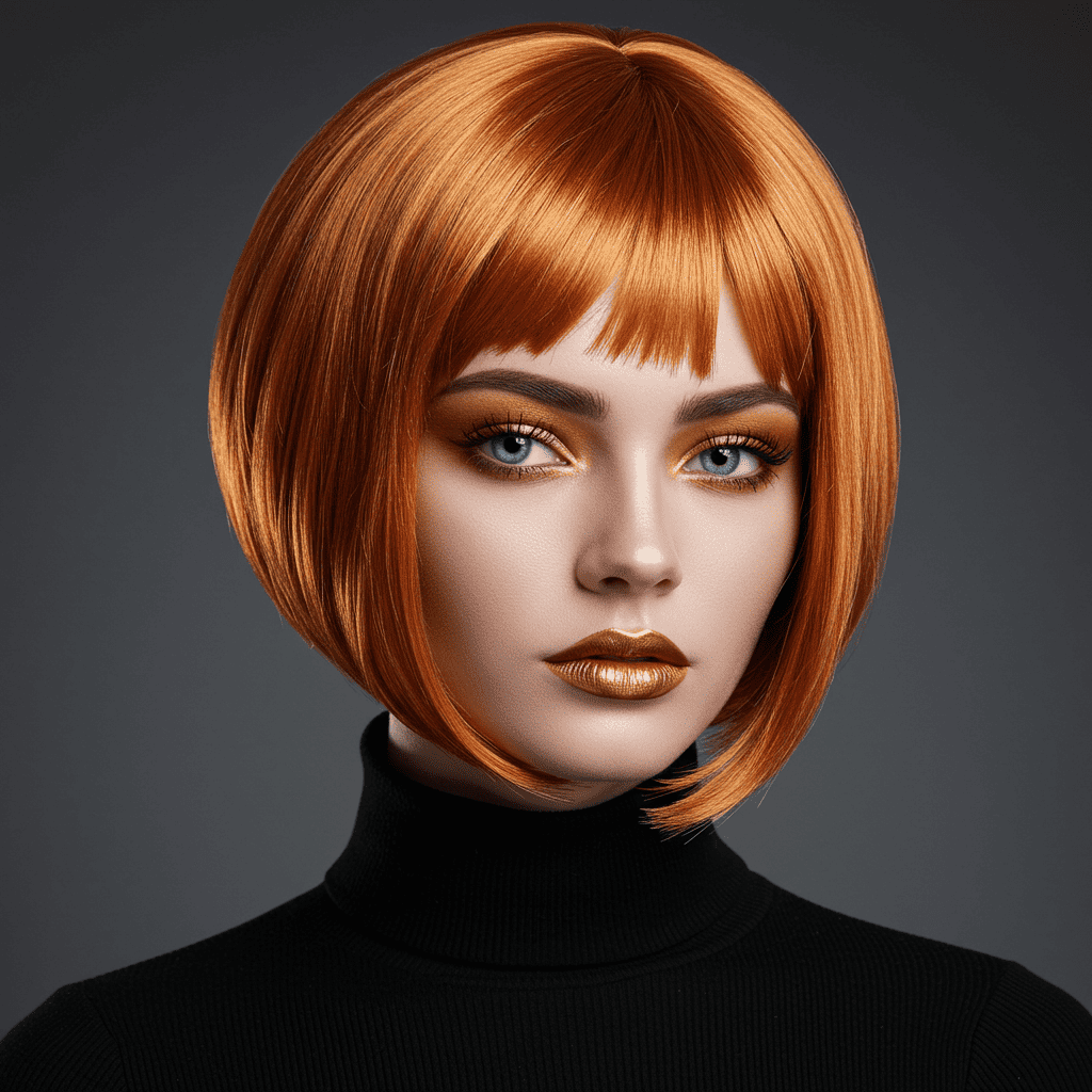 Metallic Copper Bob | Copper Hair Renaissance: Every Shade of Red
