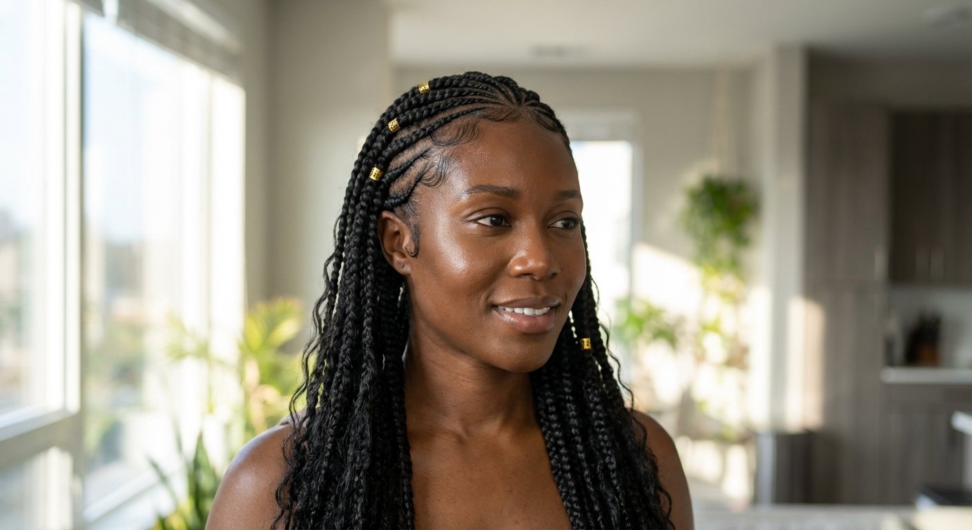 The Elegant Boxer Braids Guide: Styling for Rectangular Faces & Type 4 ...