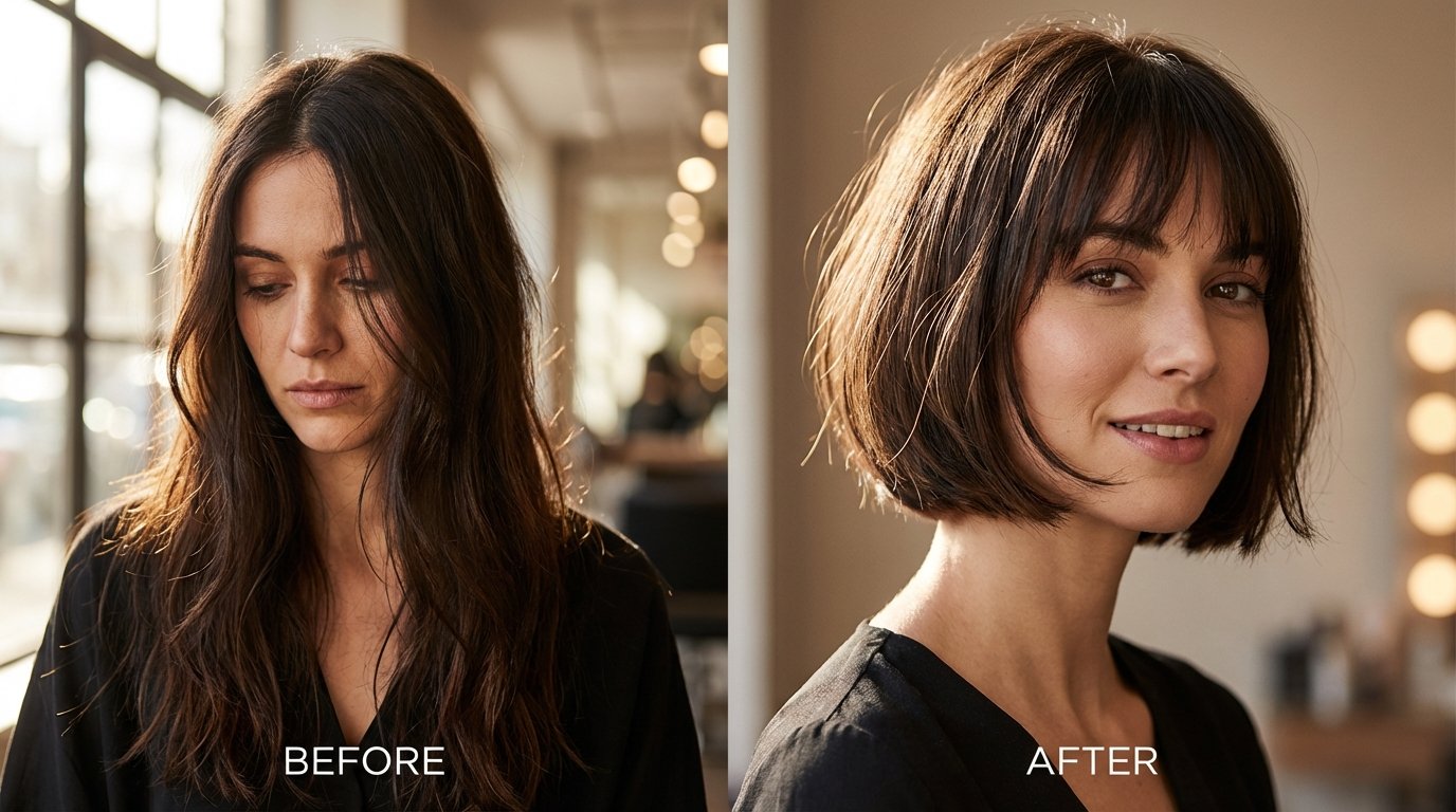 French Bob Makeover: Before and After Transformations | The Ultimate ...