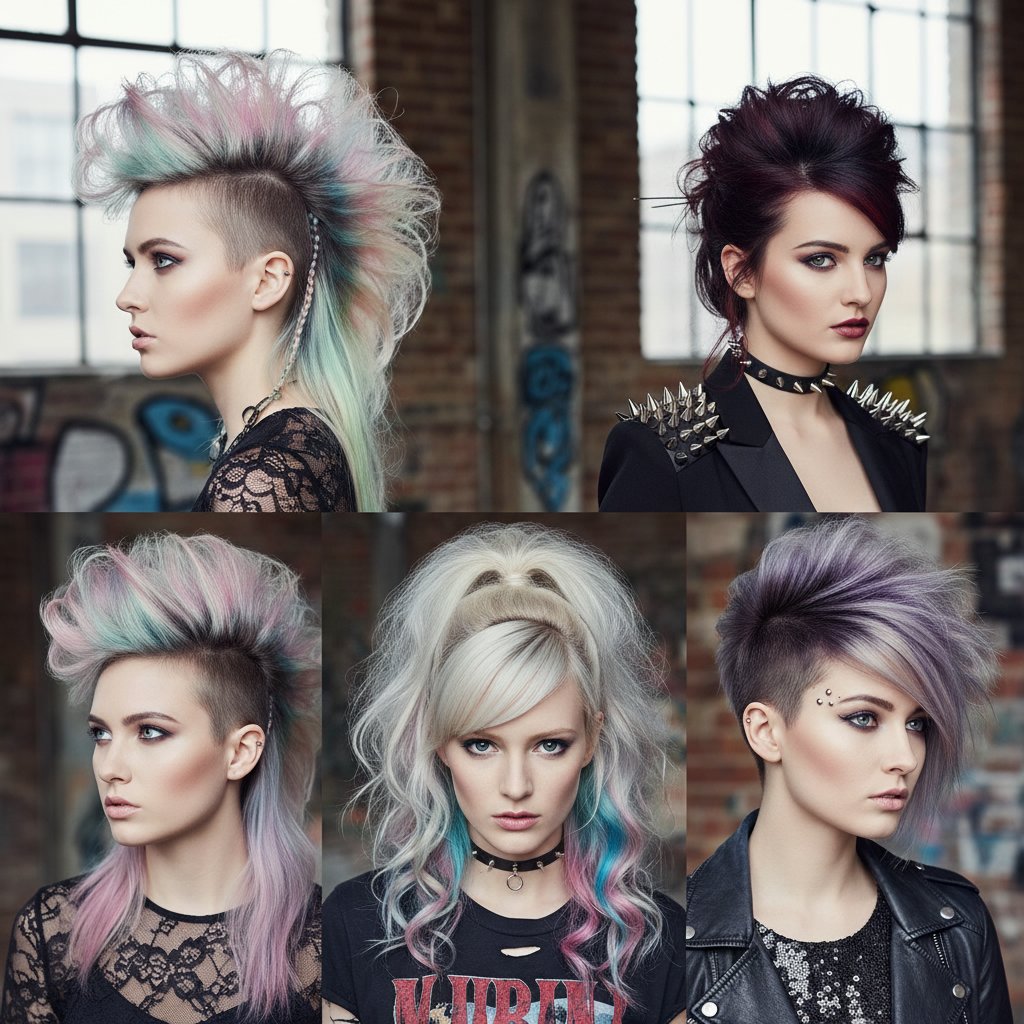 Fun and Romantic Punk Hair Ideas for White Women | Unleash Your Wild ...