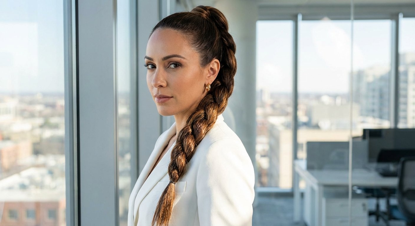Glamorous Rope Braid Hairstyles for Office | Elevate Your Professional ...