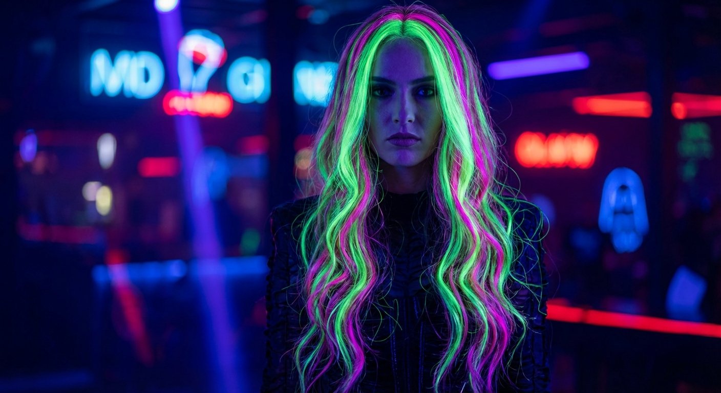 Glow in the Dark Hair: The Ultimate Guide to UV Reactive Color ...