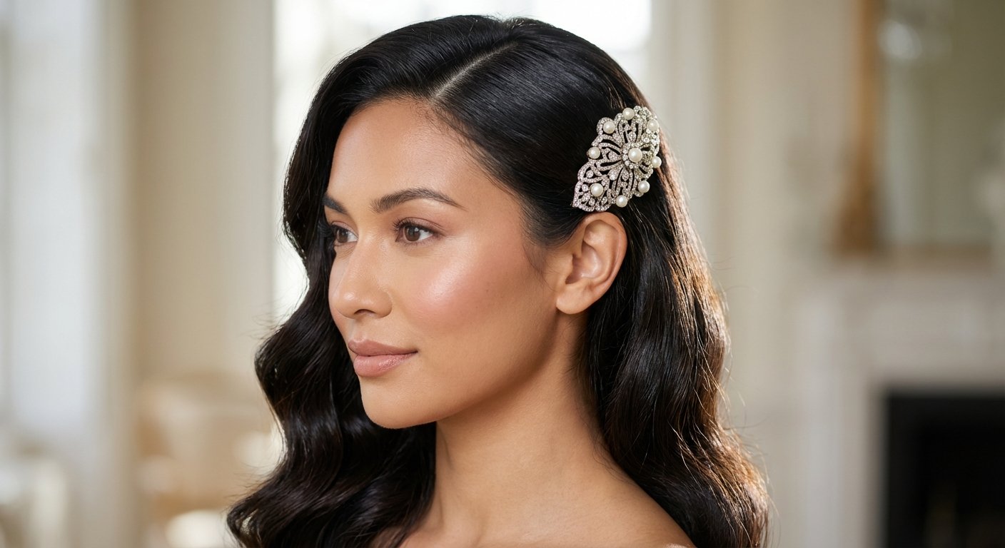 How to Rock a Side Part with Combs for Bridal Shower | The Ultimate ...