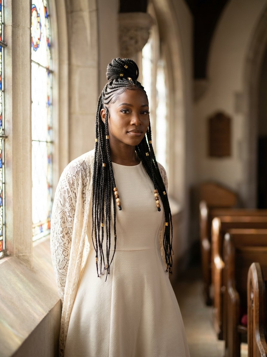 How to Style Fulani Braids for Church: A Guide to Sunday Elegance ...
