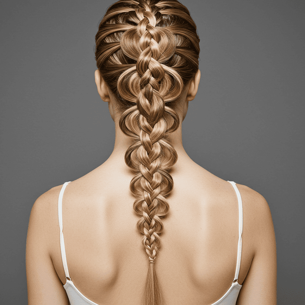 Infinity Braid Design | Long Hair Luxe: Statement Styles Past the Waist