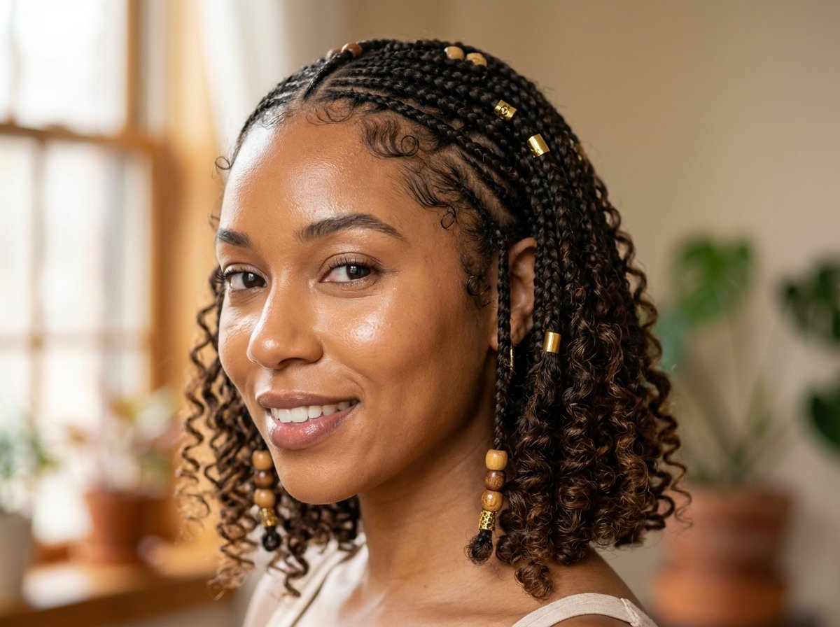 Low-Maintenance Fulani Braids Cuts for Type 3B Hair | The Ultimate ...