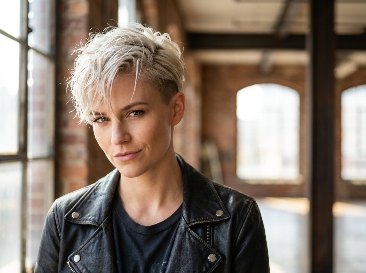 Managing Dry Hair with an Edgy Tomboy Cut | The Ultimate Texture Guide ...
