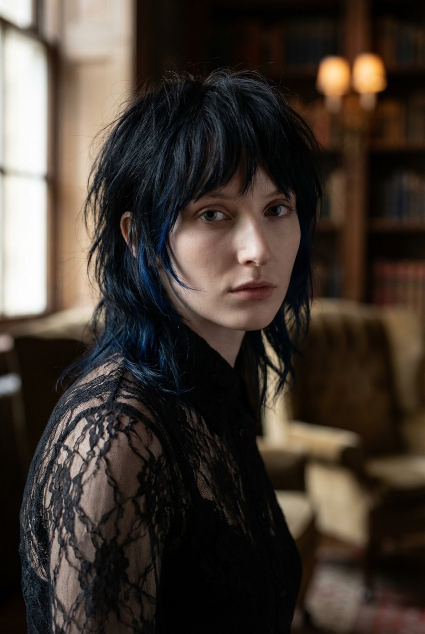 Messy Goth Hair Ideas for Oblong Faces in 2026 | Edgy & Balancing ...
