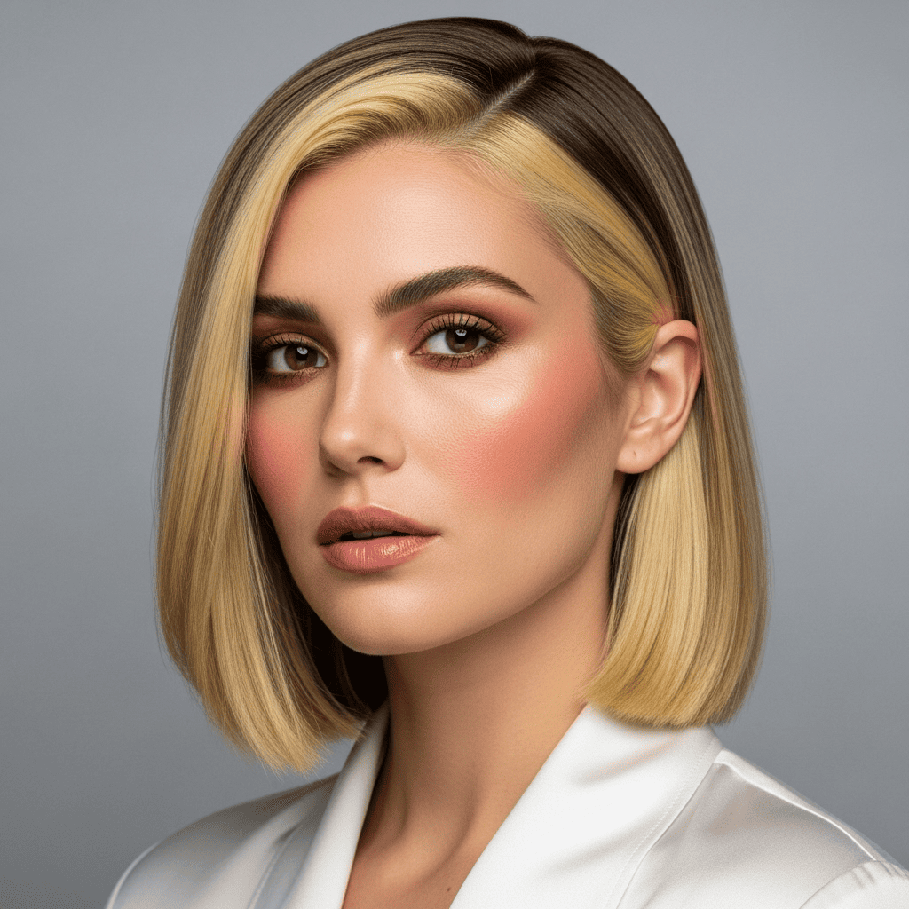 Champagne Blonde Subtle | Money Piece Highlights: The Face-Framing Trend