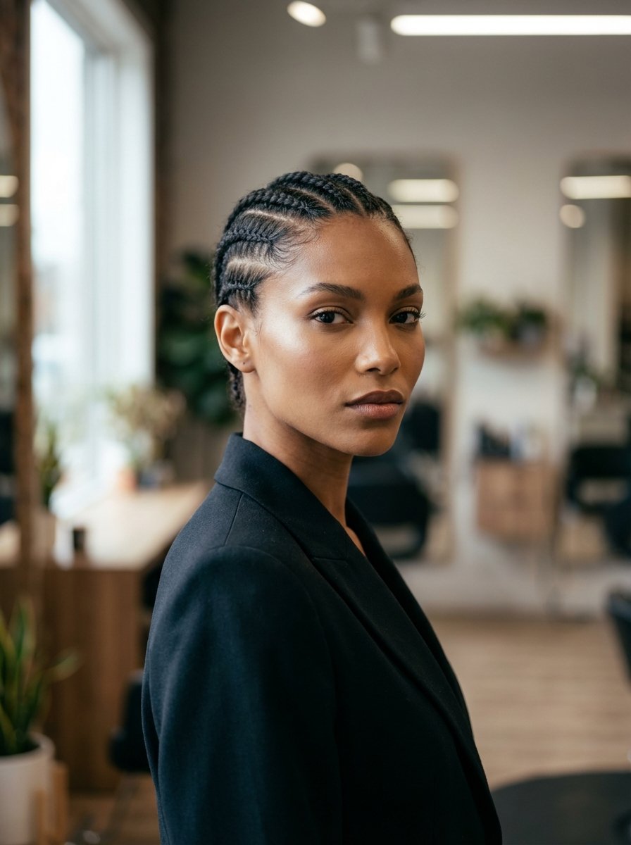 The Science of Cornrows: Why It Works for Wide Cheekbones Faces ...