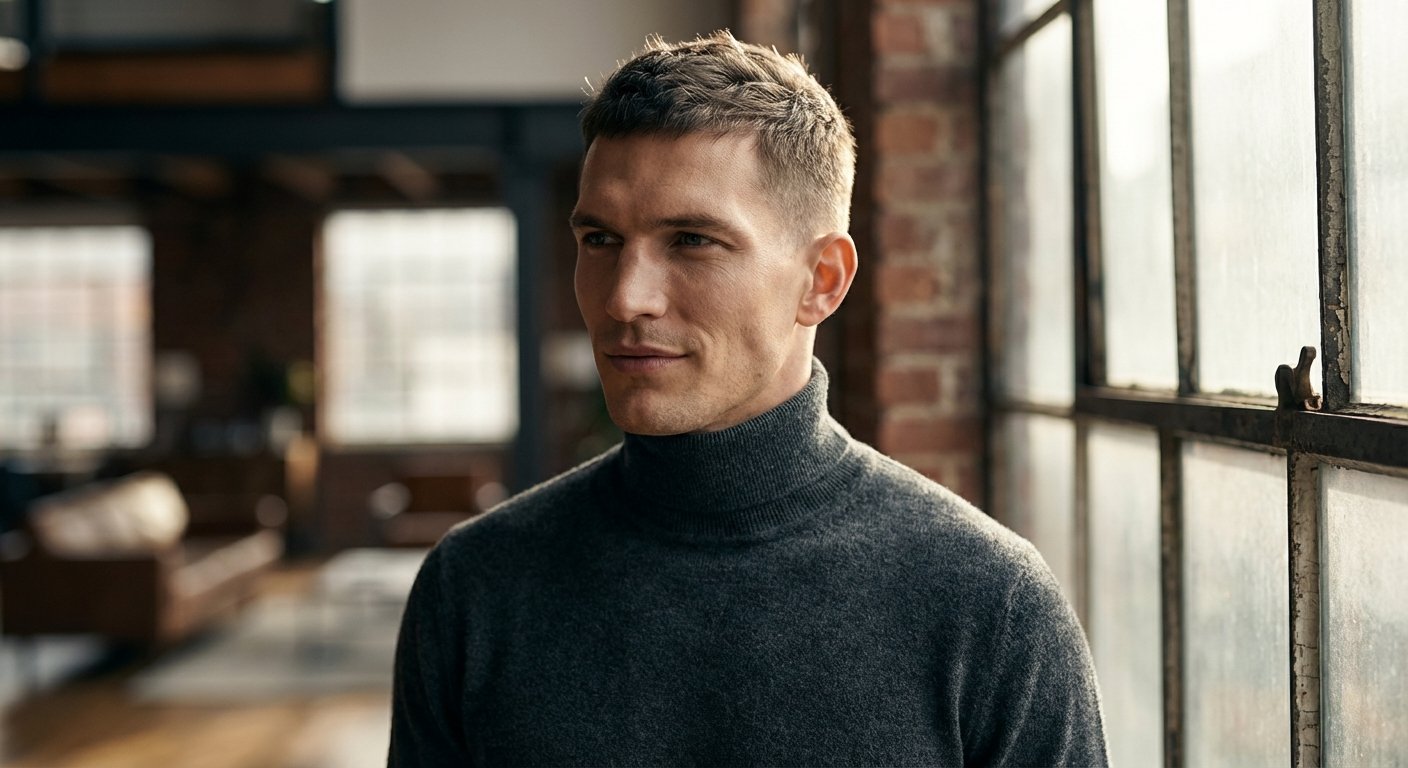 The Trendy Crew Cut: Perfect for Sharp Jawline Faces and Thin Hair ...