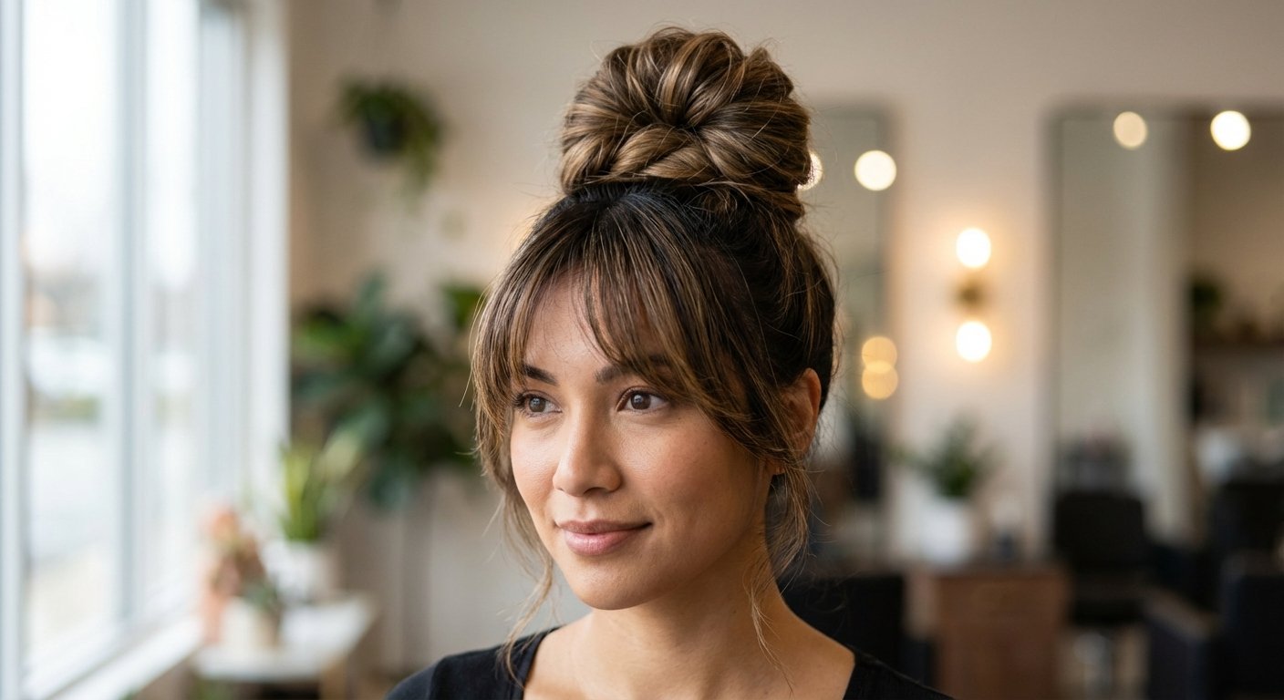 Twisted Bun for Low Forehead Faces: Do's and Don'ts | The Ultimate ...