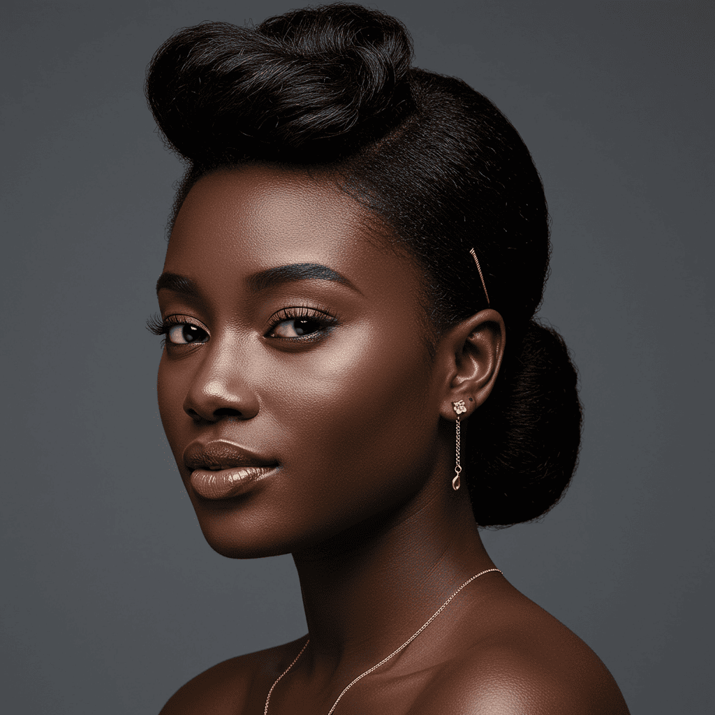 Sculpted Pompadour Updo | Wedding Guest Hair: 100 Elegant Options
