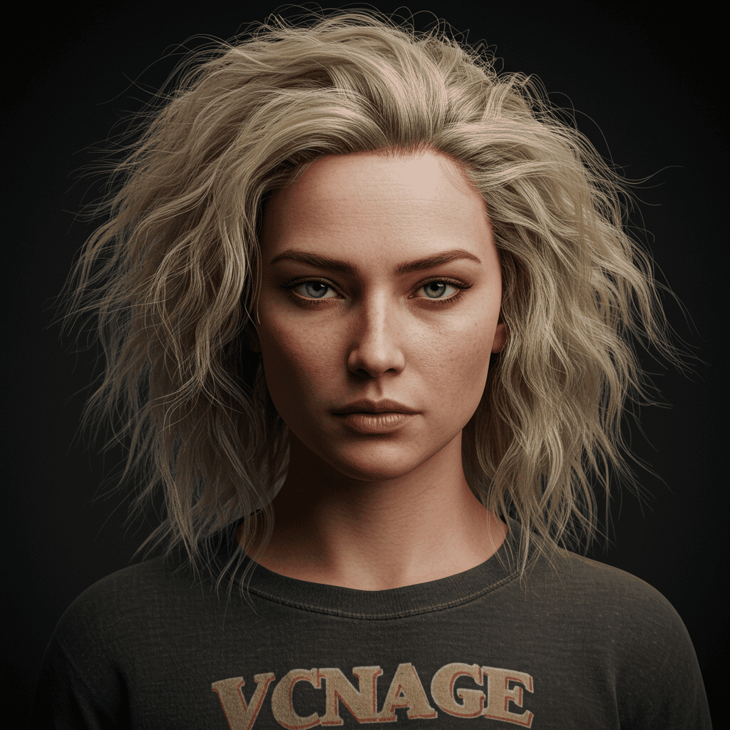 Bleach Damage Chic Wolf Cut | Wolf Cut Variations: The Edgy Shag Evolution