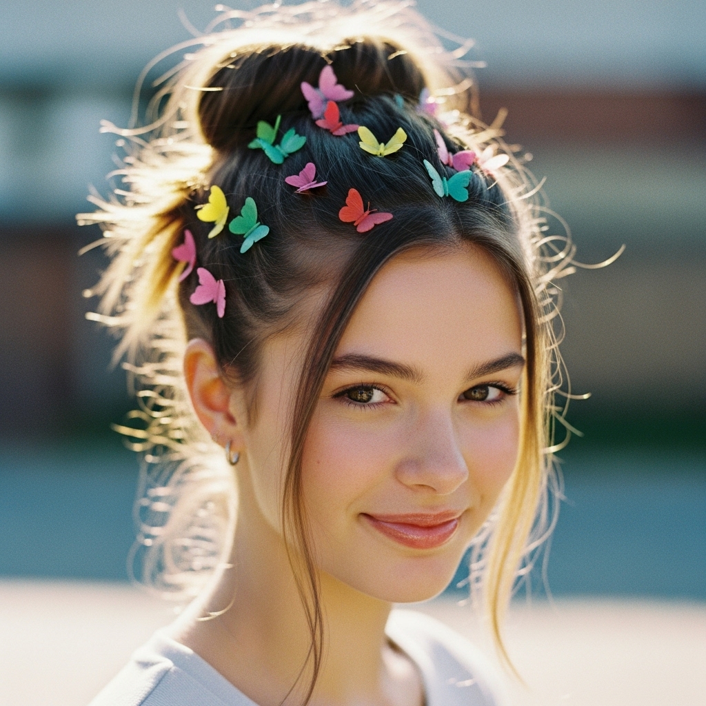 Butterfly Clip Display | Y2K Hair Revival: Nostalgic 2000s Comeback